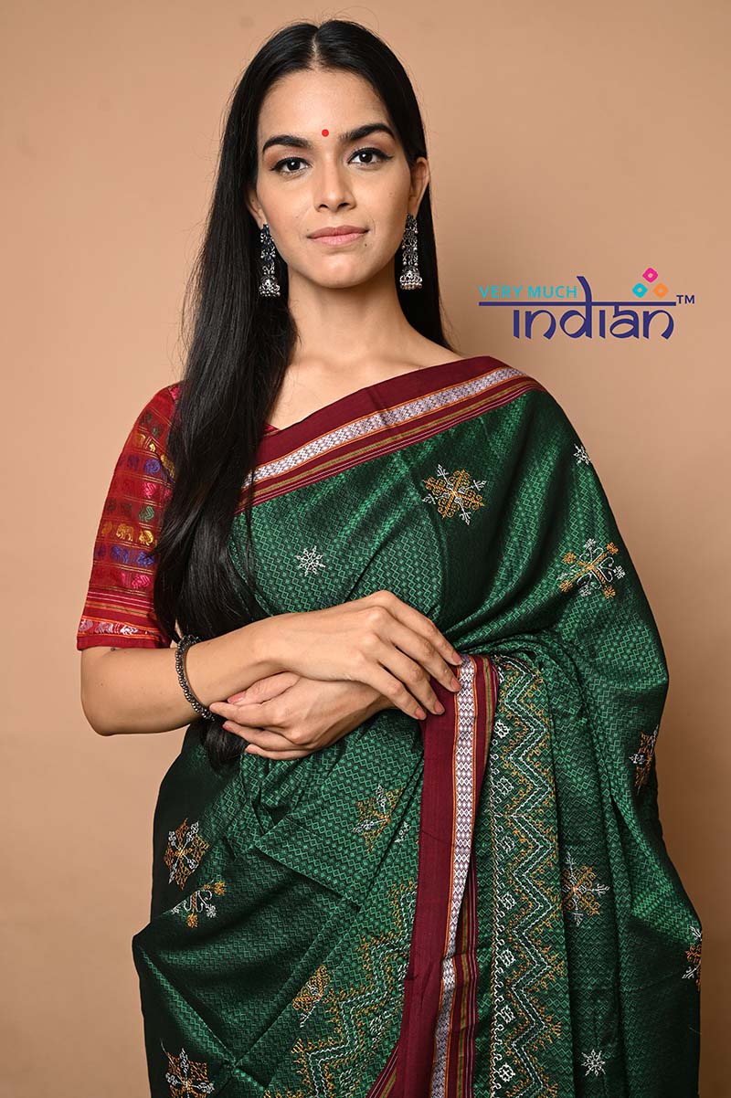 Buy Exclusive Traditional Khun Saree - Cotton Resham Authentic ...