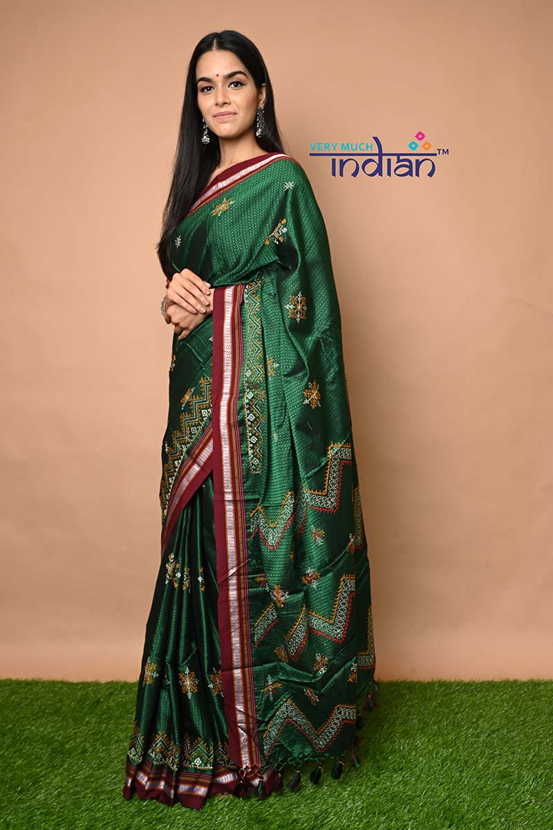 Buy Exclusive Traditional Khun Saree - Cotton Resham Authentic ...
